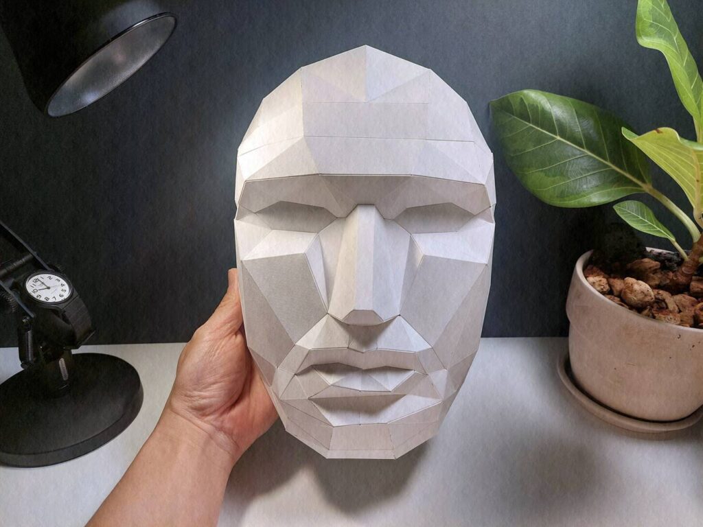 FRONTMAN MASK - PAPERCRAFTIST