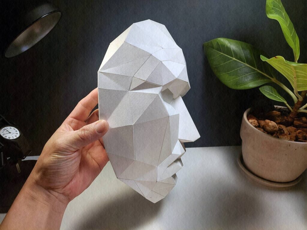 FRONTMAN MASK - PAPERCRAFTIST