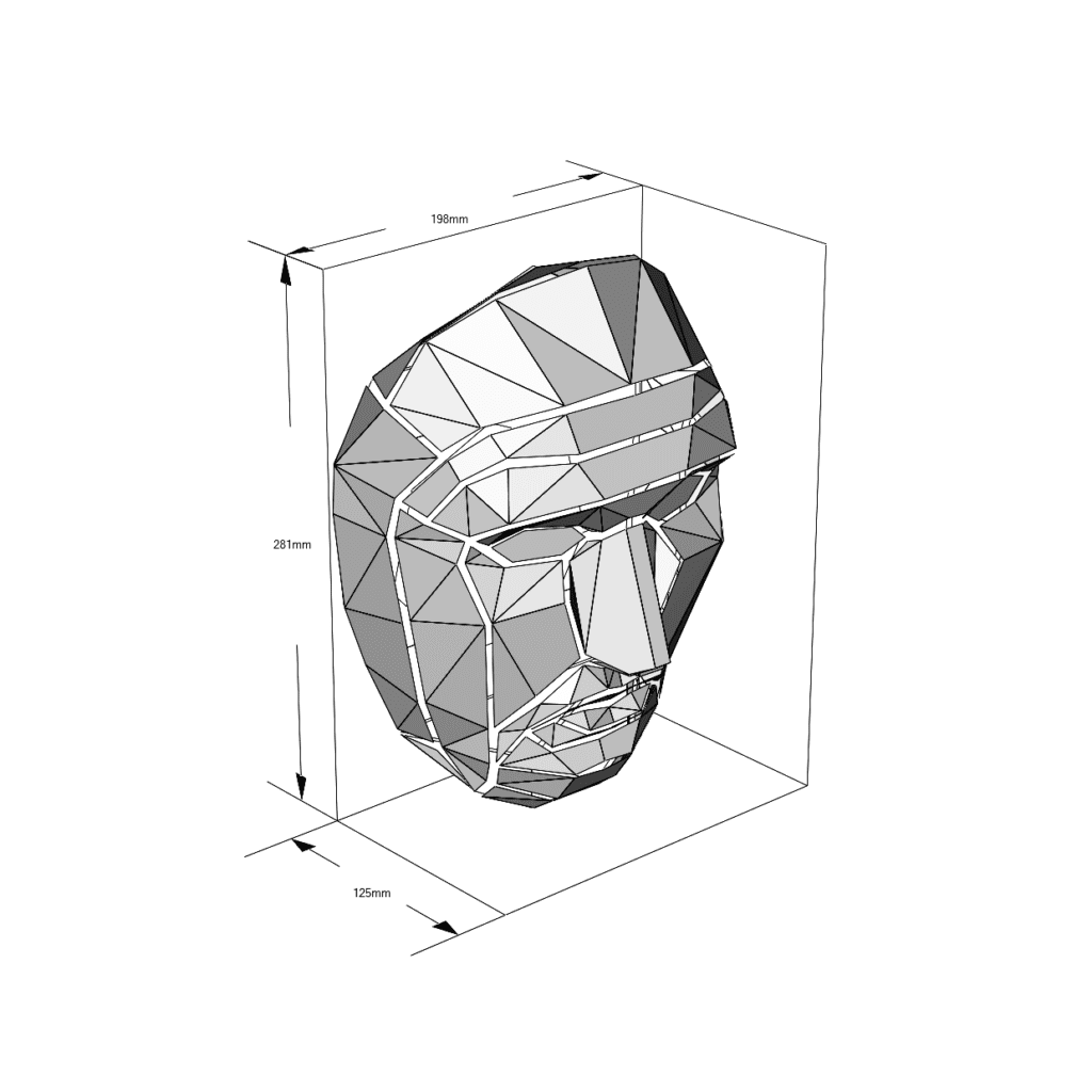 FRONTMAN MASK - PAPERCRAFTIST